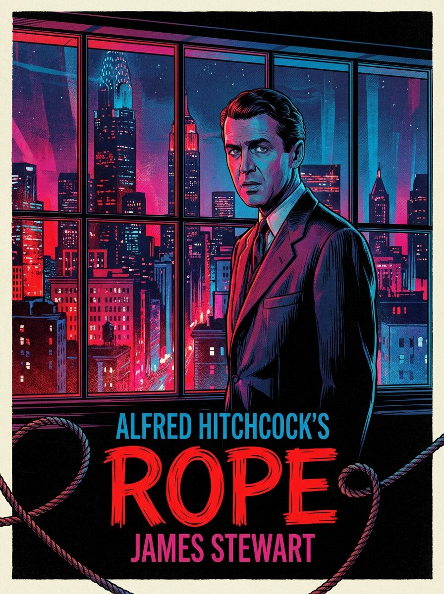 Film Review: Rope (1948) — Hitchcock’s Daring One-Room Thriller That ...